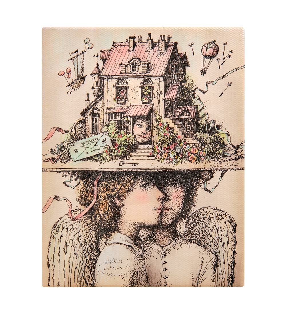 Жикле В ожидании маленького чуда А. Наливкина 18х24 A2174175 Artangels, Холст, дерево