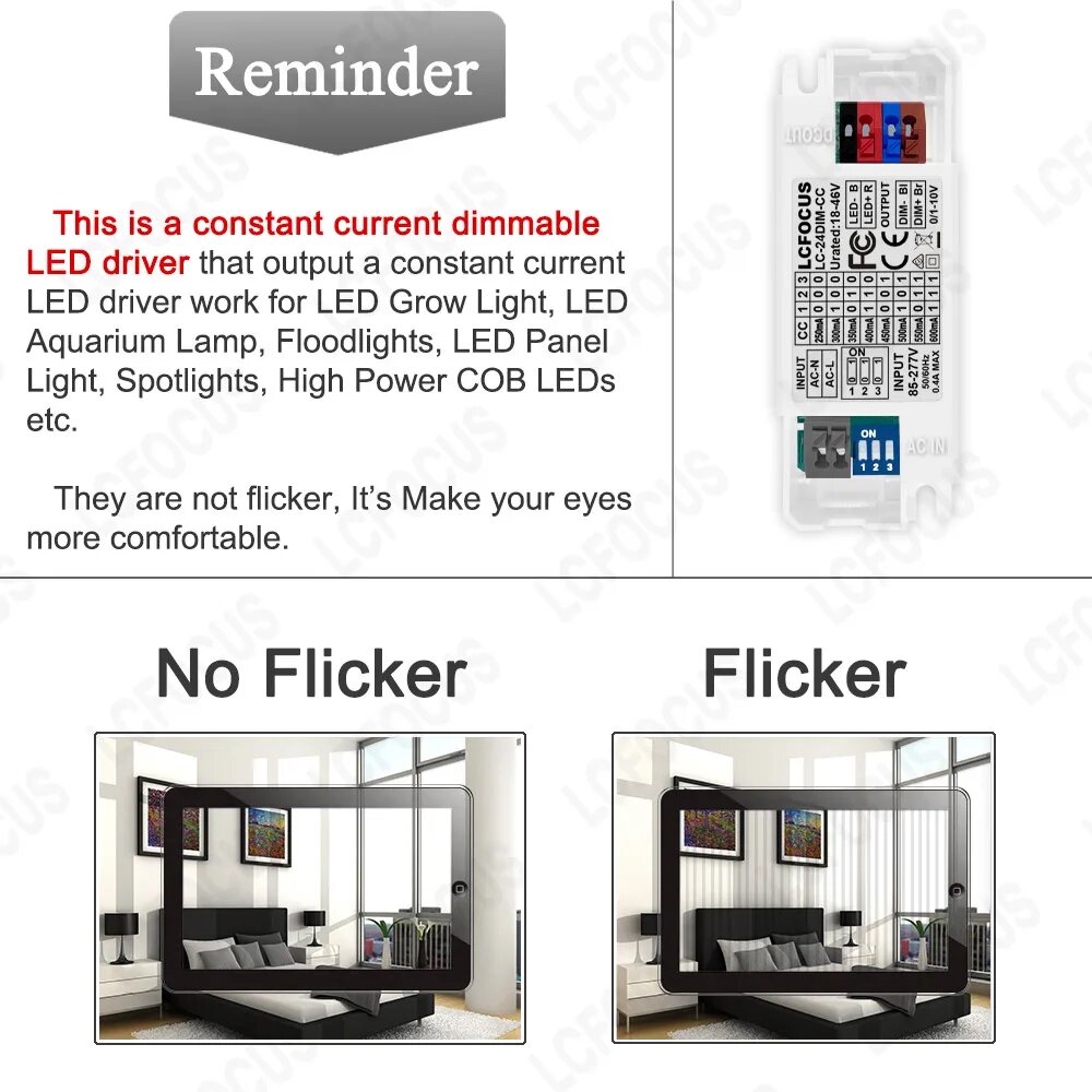 LCFOCUS Диммер LED 350mA 18-46V 24W — фото 1