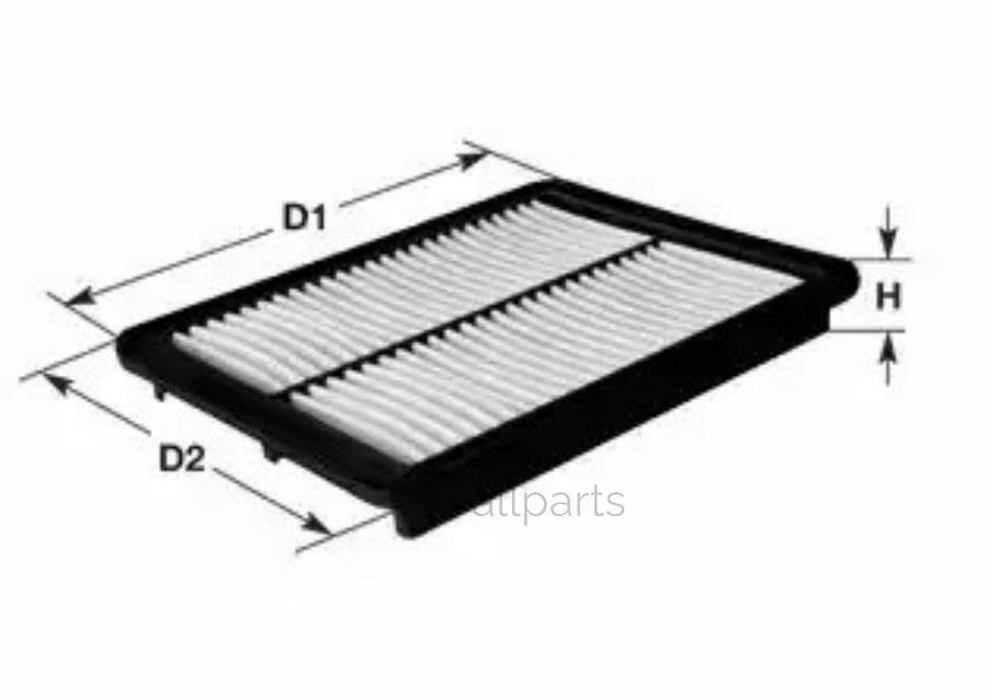 CLEAN FILTERS MA3057 Фильтр воздушный FORD: RANGER 99-, MAZDA: B-SERIE 99-, MITSUBISHI: GALANT VI 96-04, GALANT VI универсал 96-03, GRANDIS 04-, SPACE RUNNER 99-, SPACE WAGON 98-