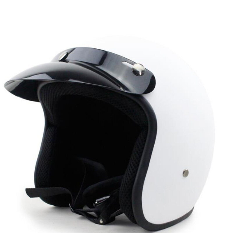 Шлем GXT SX9 открытый 3/4 (мотошлем ретро), белый M