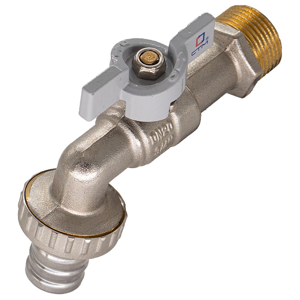 Кран шаровый СТМ 3/4 садовый бабочка