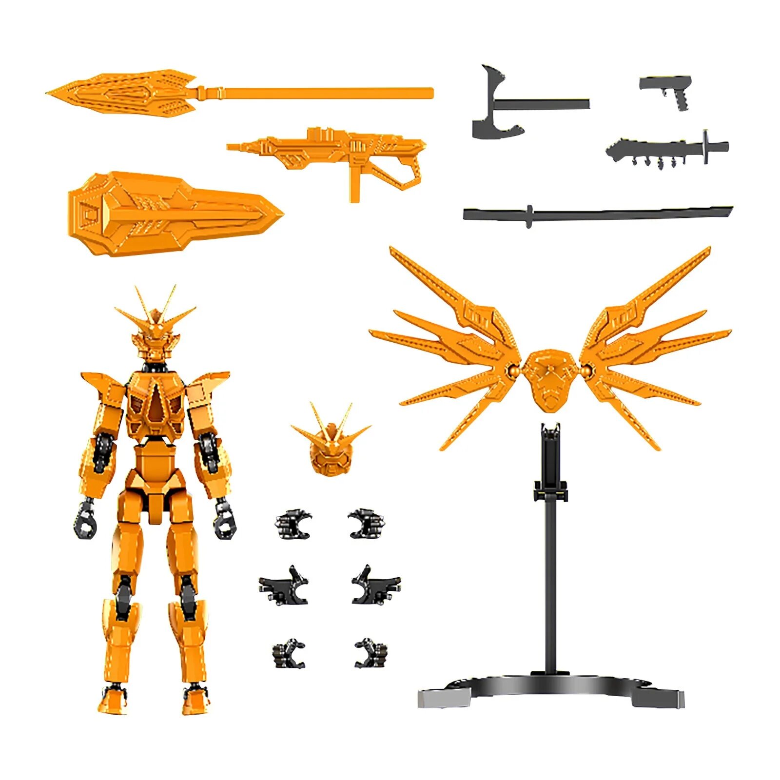 Titan Robot T13 Фигурка Манекен 13 Фигурка 3D-печать Робот-солдат Сустав Человек Разжимает Магнит Многошарнирная Сборка