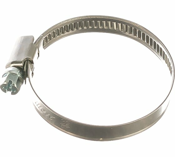 Червячный хомут JTC 80-100мм, нержавеющая сталь, ширина ленты 12мм ZN100