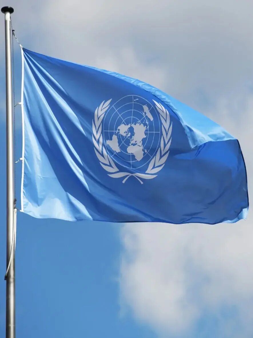 Флаг мира ООН JimonFlag 90x150 см 60 х 90 см