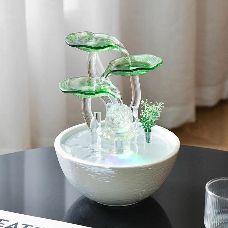 Фонтаны, поделки из керамики и стекла, украшения для рабочего стола