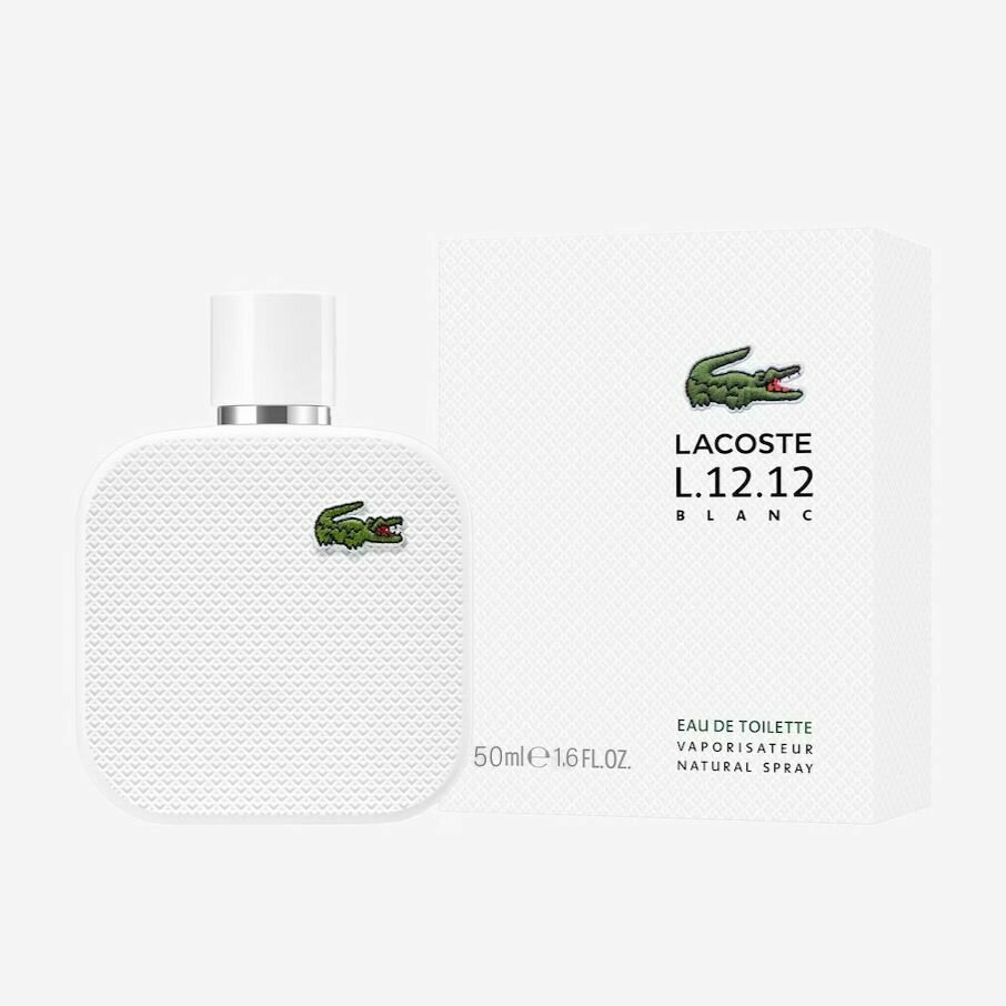 Lacoste L.12.12 Blanc туалетная вода мужская 50 мл / духи мужские лакост бланк парфюм белый