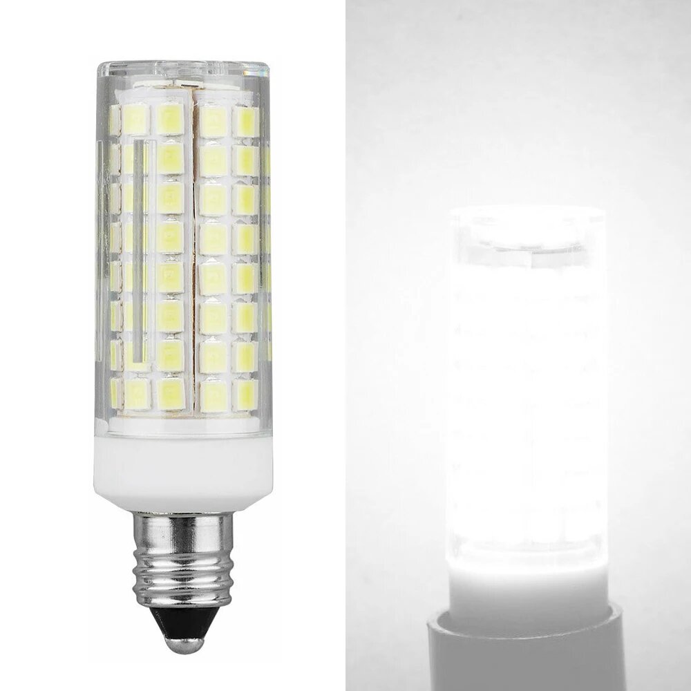 RANPO Светодиодные лампы E11/E12 102 шт. Холодный белый 9Вт Холодный белый, 220V, E12