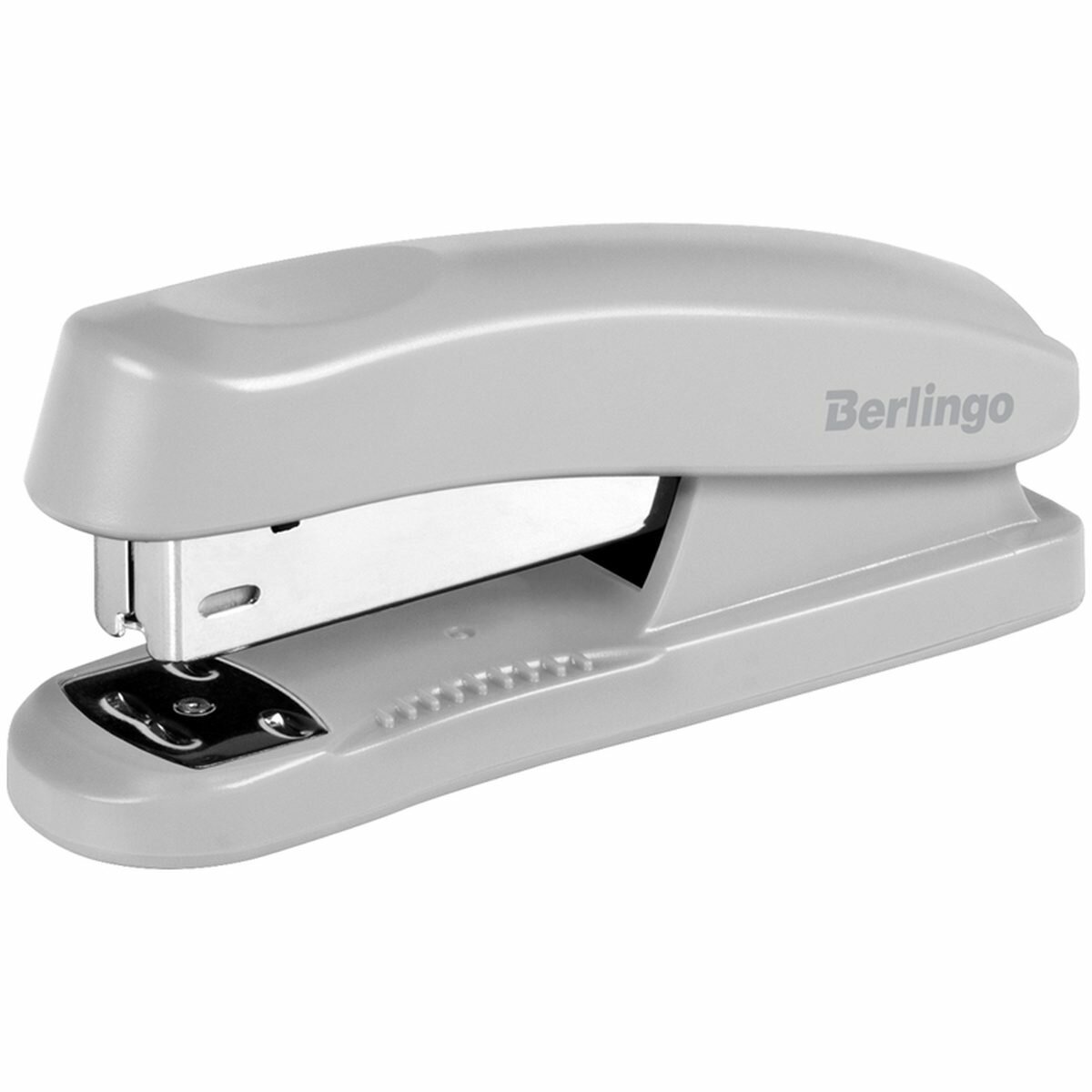 Степлер Berlingo Universal, №24/6 - 26/6, до 30 листов, пластиковый корпус, серый (H31002), 12шт.