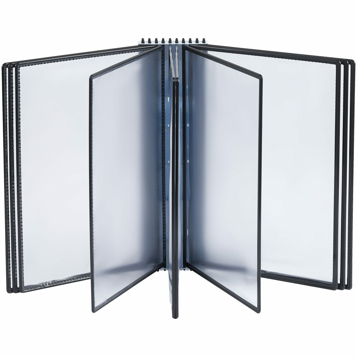 Демосистема настенная OfficeSpace с 10 панелями А4, черная (359489)