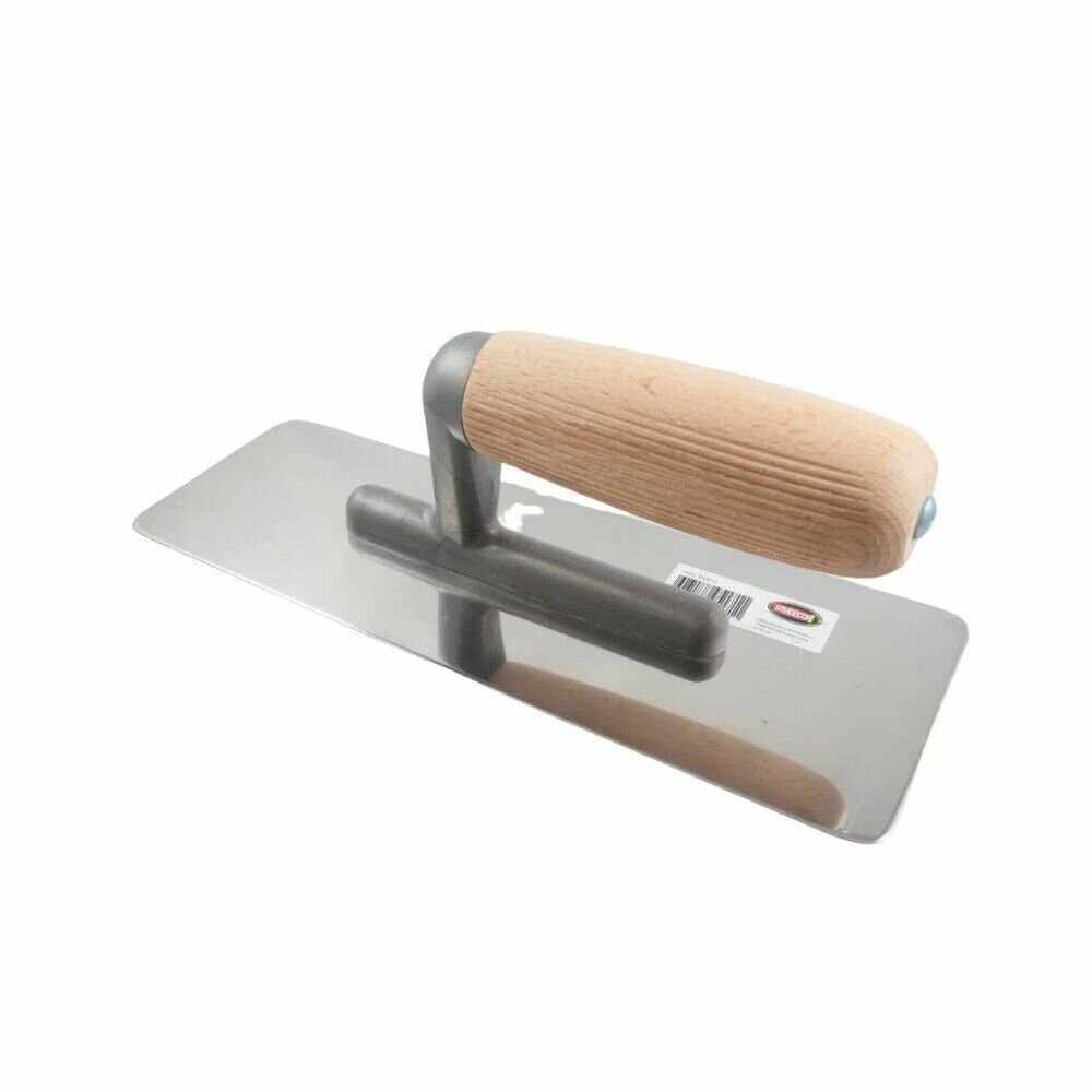 Кельма венецианская трапециевидная с деревянной ручкой STMDecor D2410 (24*10см)