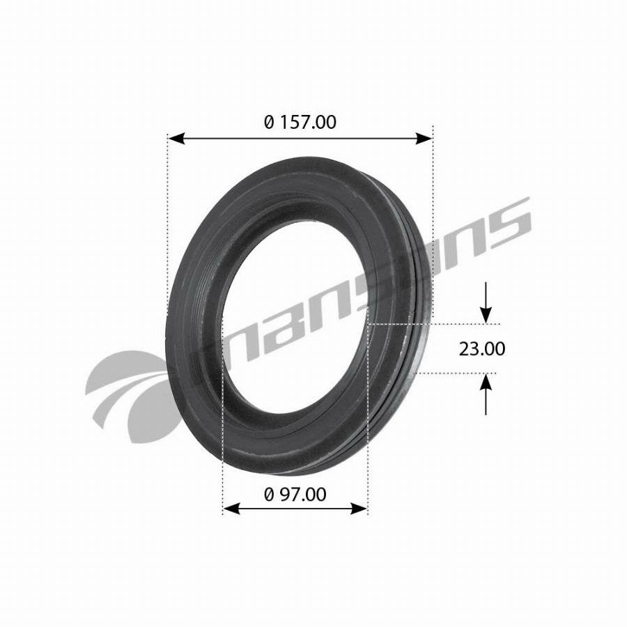 Сальник ступицы 117.5*157*17.5/23 BPW Eco Plus GR207 (Mansons)
