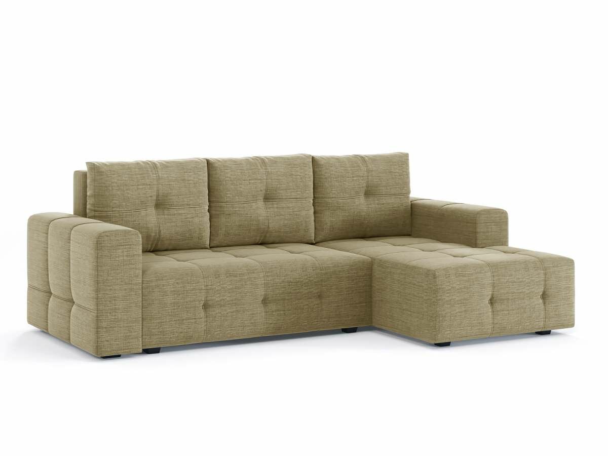 Угловой диван Прадо Рогожка Дрим Дарк Беж