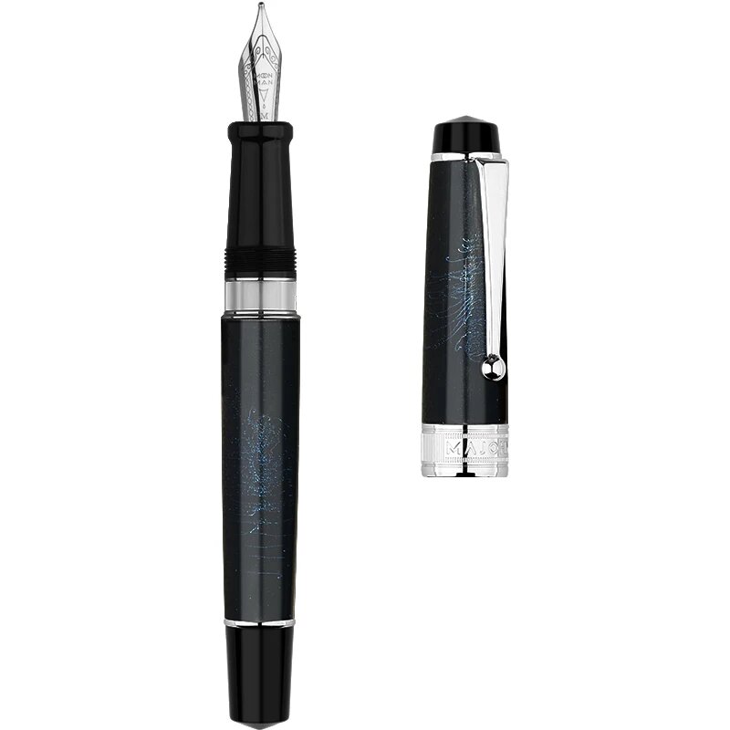 Majohn T5 металлическая перьевая ручка Blue - M Nib