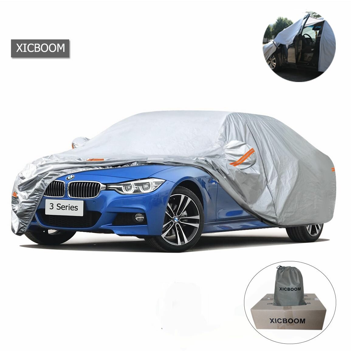 Тяжелый Тент чехол для автомобиля Применяется для BMW 3 Series