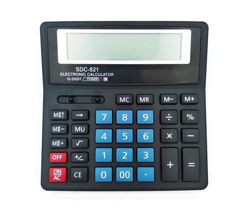 Калькулятор SDC-821 (черный)