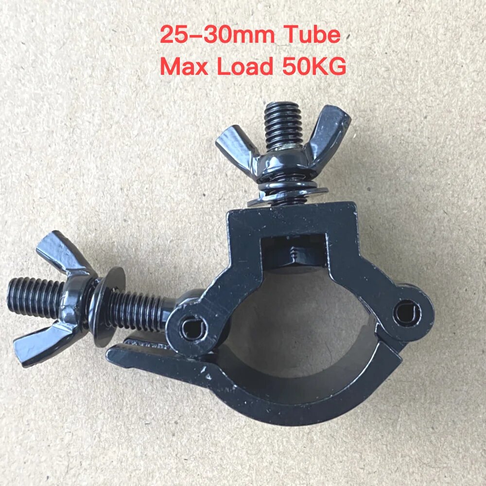 Мини-зажим, портативные аксессуары для освещения, зажим из алюминиевого сплава, DJ Black 25-30mm