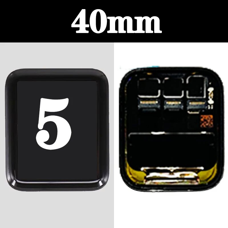 OLED-дисплей для Apple Watch Series 1, 2, 3, 4, 5, 6, SE, 7, сенсорный экран, Series-5-40mm