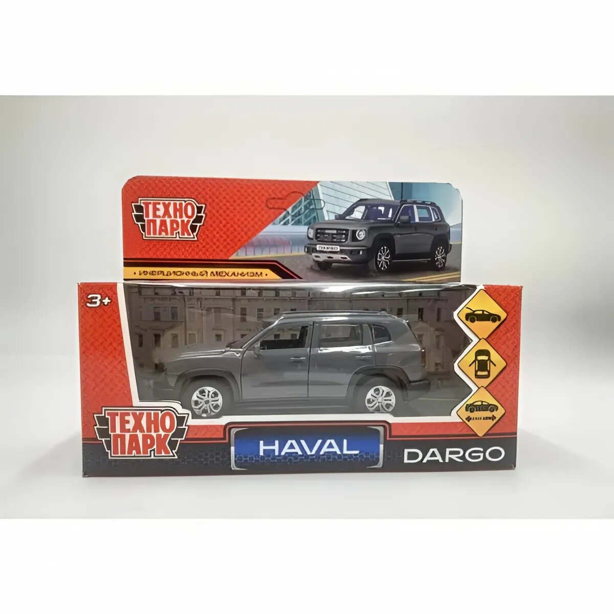 Машина металлическая Технопарк, HAVAL Dargo, 12 см, темно-серый