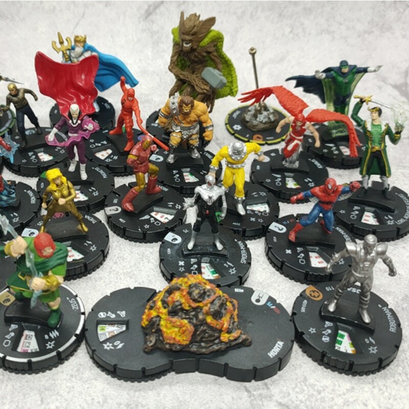 HeroClix World празднует день ПИ Marvel DC Человек-паук Халк ТОР Флэш Война Шахматы Настольная игра Модель Капсулы Игруш