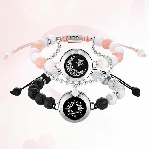 TOTWOO браслет, торжественное обещание любви, парные браслеты с вибрацией, Серебристый, Кубинская цепь