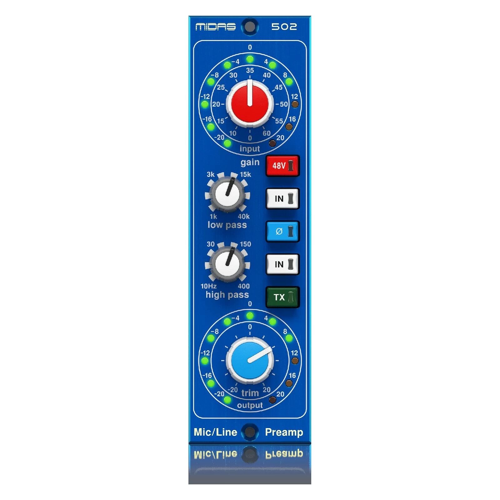 Микрофонный предусилитель Midas Microphone Preamplifier 502 V2