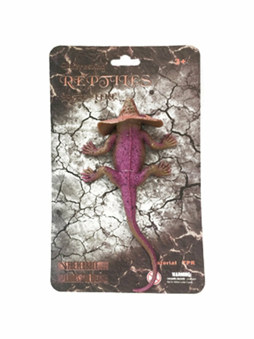 Ящерица, игрушка натуралистичная на картонном листе Наша Игрушка 8111-2