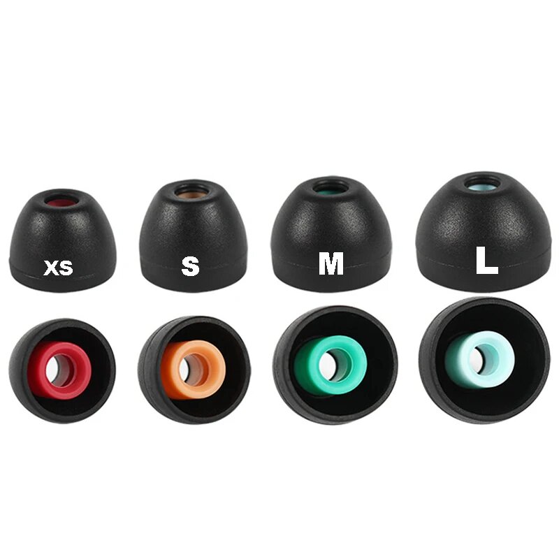 Силиконовые амбушюры для наушников Sony WF-1000XM5 WF-1000XM4 BAPPSUS 4 Pair, Mixed