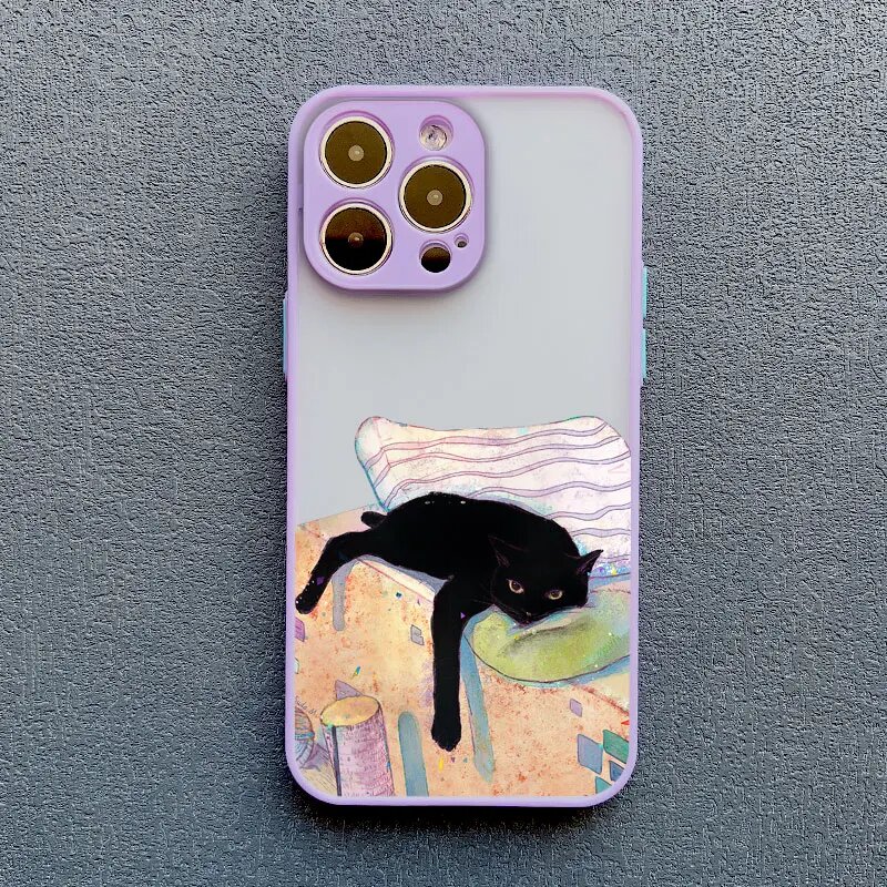 Чехол для телефона Cute Cat Goblet Drink Couple для iPhone 17, 16, 15, 14, 13, Pro Max 12, 11 Pro Max Mini X XR X Plus, противоударная задняя крышка