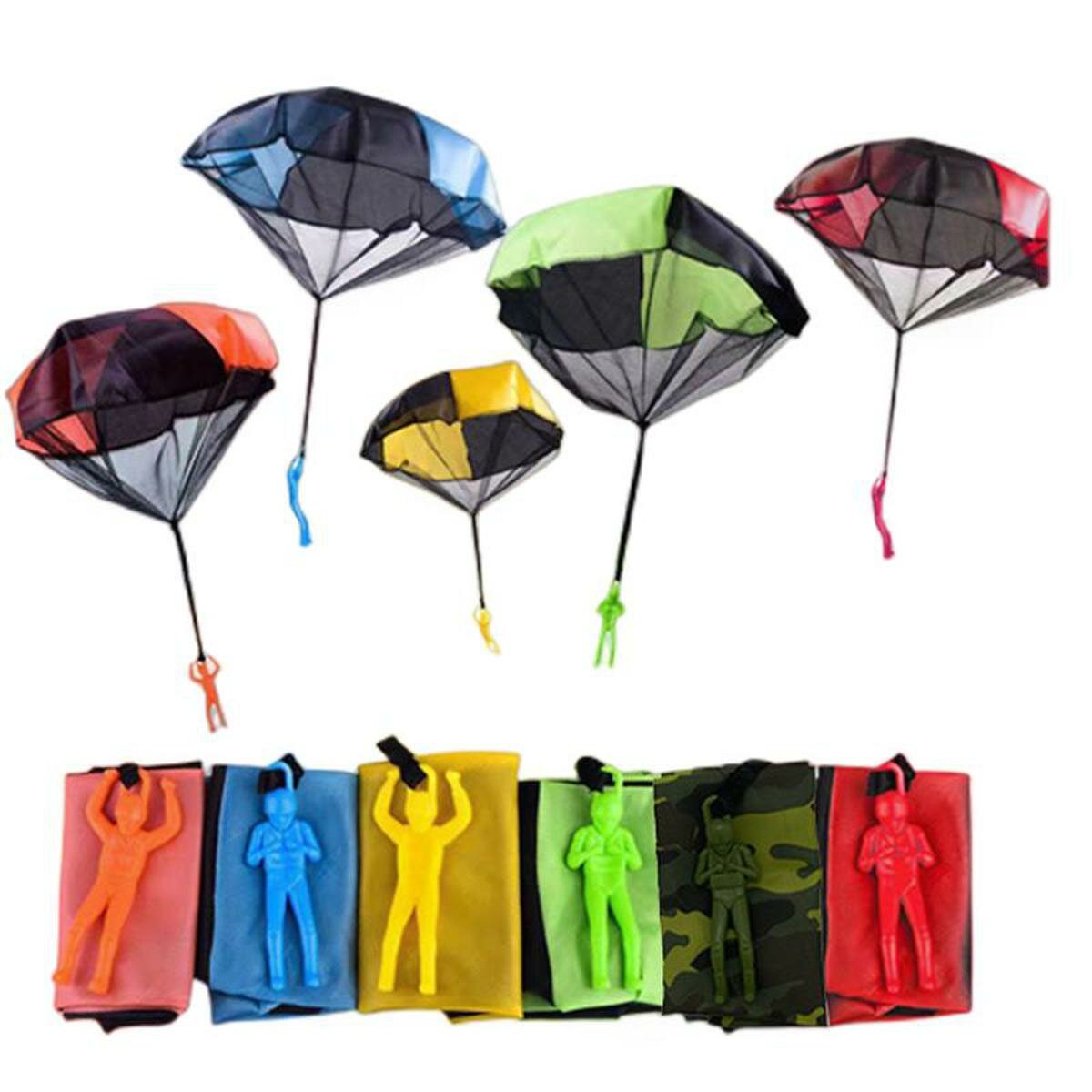 Мини-парашют для метания рук, забавная игрушка для детей, игра на свежем воздухе, развивающие игрушки, летающий парашют,