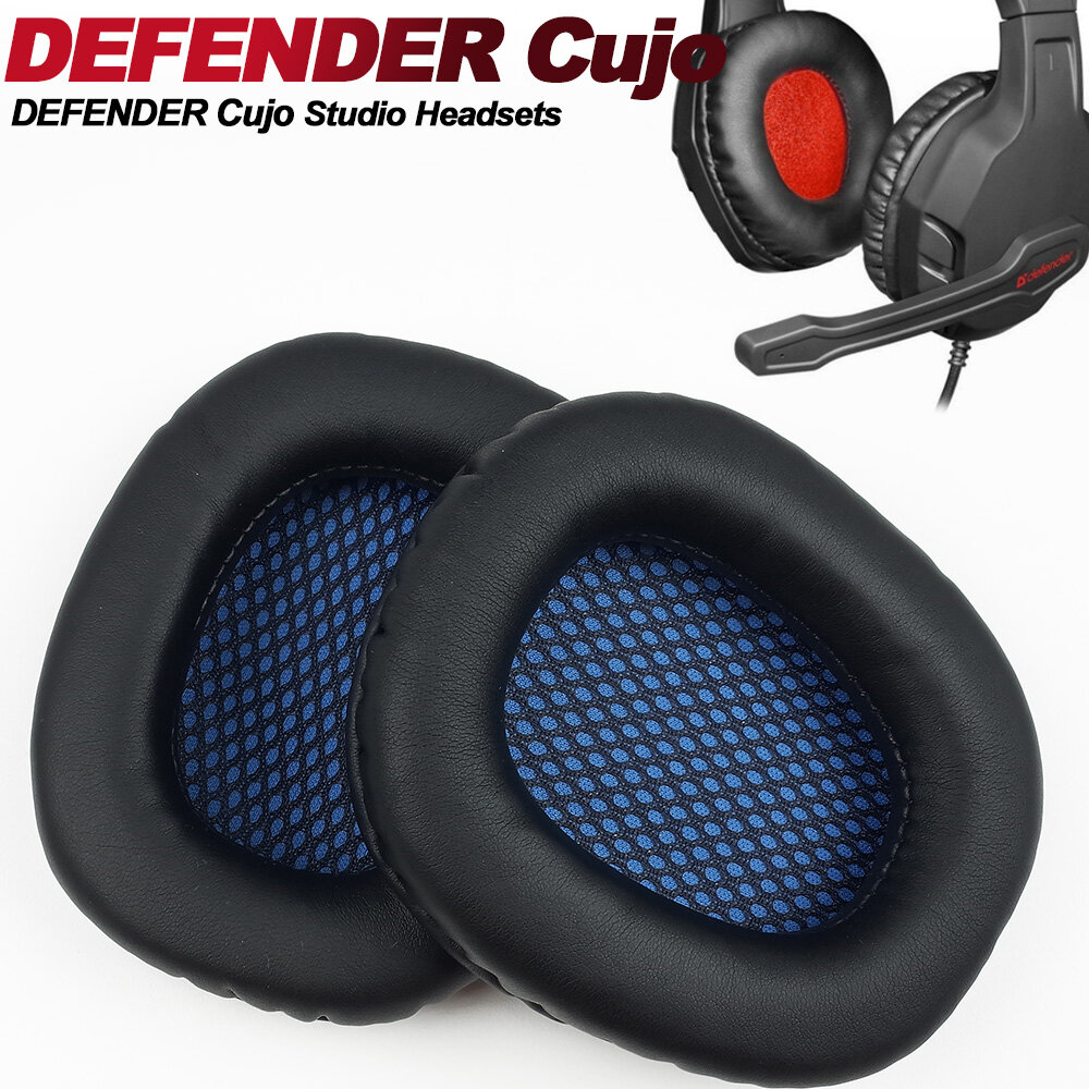 Амбушюры для наушников DEFENDER Сujo Сменные амбушюры для наушников, сетчатые тканевые чехлы с памятью, губка