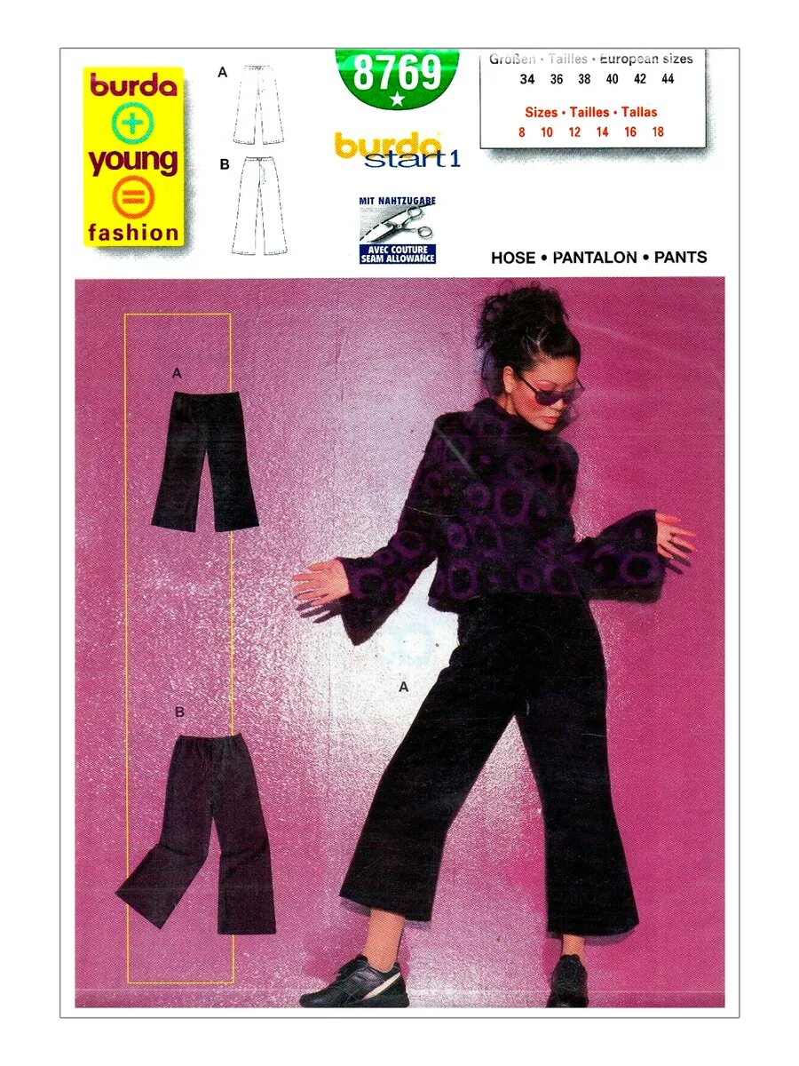 Выкройка брюк