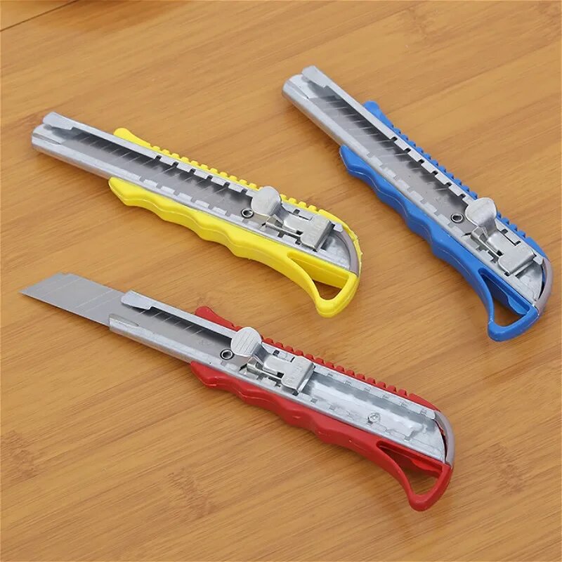 Высококачественный резак для бумаги, универсальный нож большого размера, резак для бумаги с автоматическим замком и запасным лезвием, инструменты для школы и офиса, канцелярские принадлежности