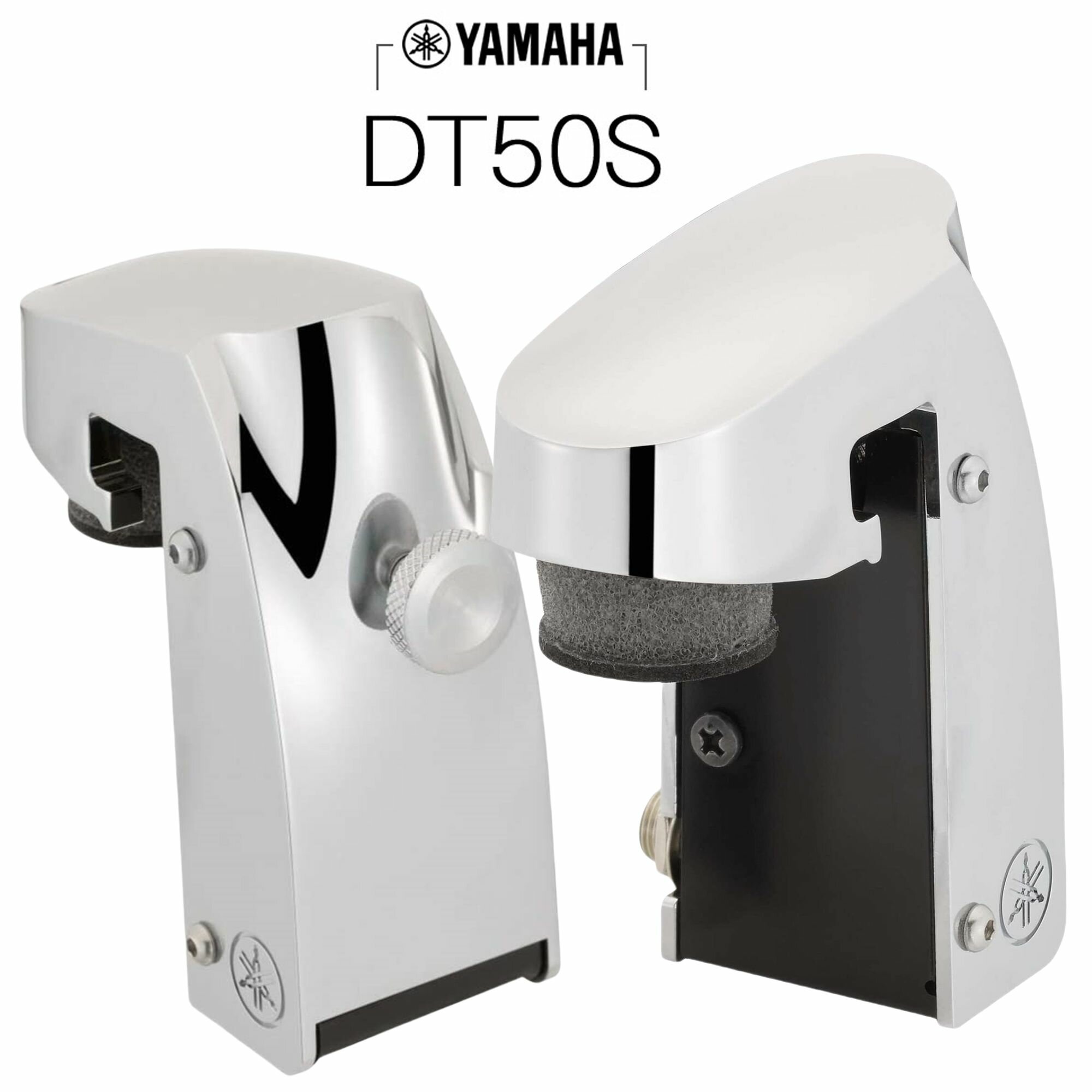 Триггеры для барабанов, Yamaha DT50S, Металлический корпус, двухзонный акустический малый барабан