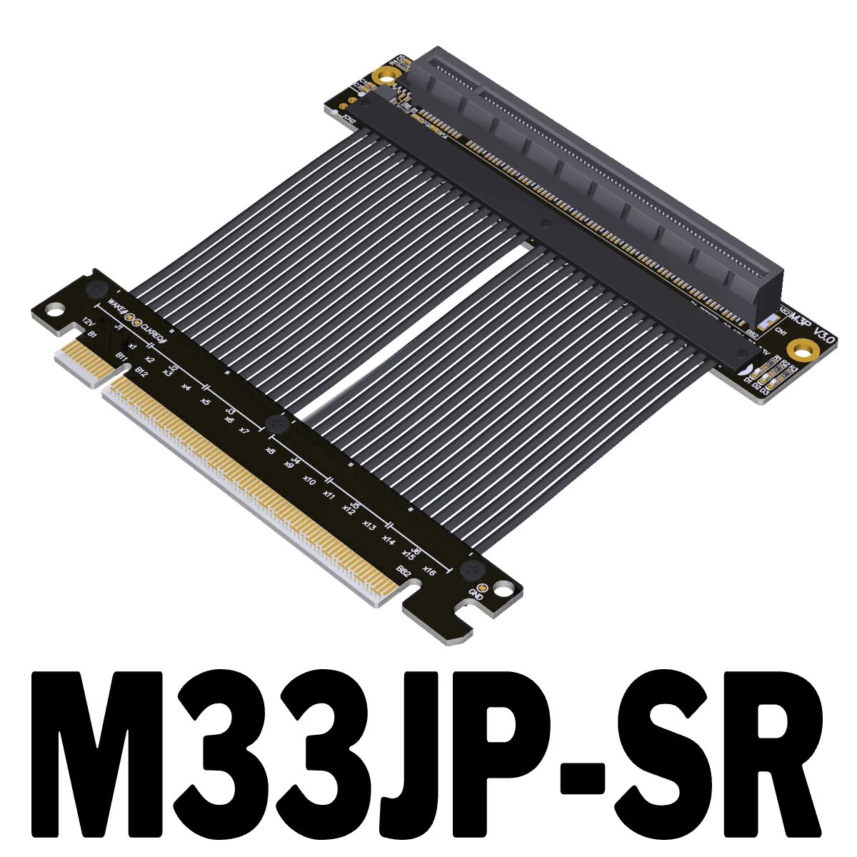 ADT-Link PCI-E 4.0 X16 Удлинительный кабель для видеокарты RTX4090 RX7900xtx