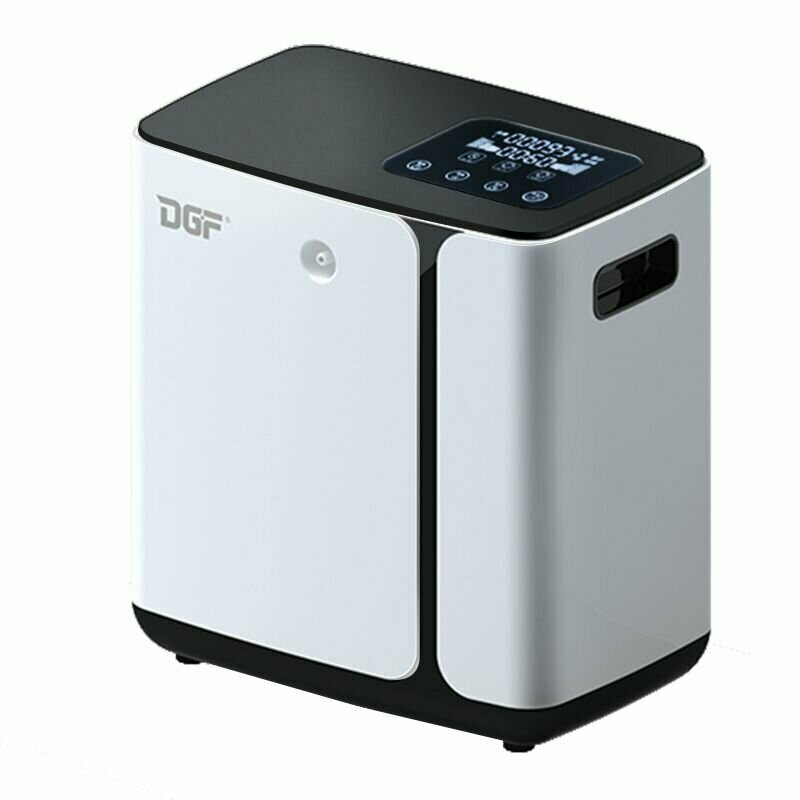 Кислородный концентратор GDF, 1-8 л/мин, Концентратор 2-в-1 + небулайзер, Кислород для дыхания и домашнего использования