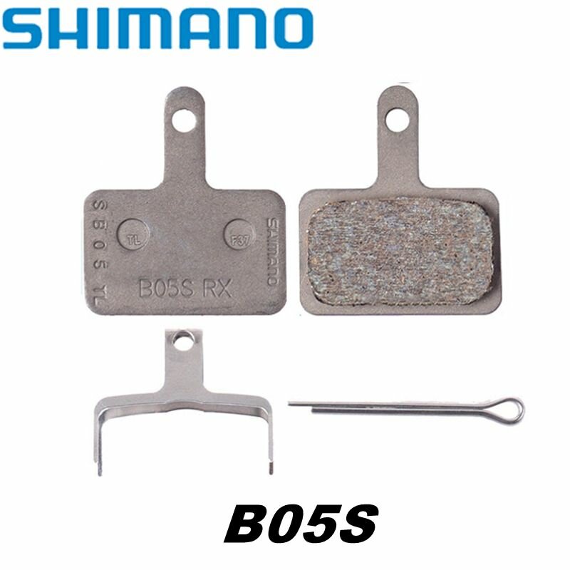 Тормозные колодки Shimano B05S для дисковых тормозов велосипеда тихие, долговечные с улучшенной модуляцией