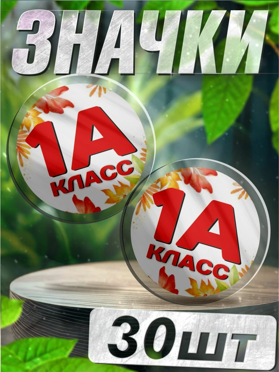 Значки на рюкзак для школьника 1 а класс