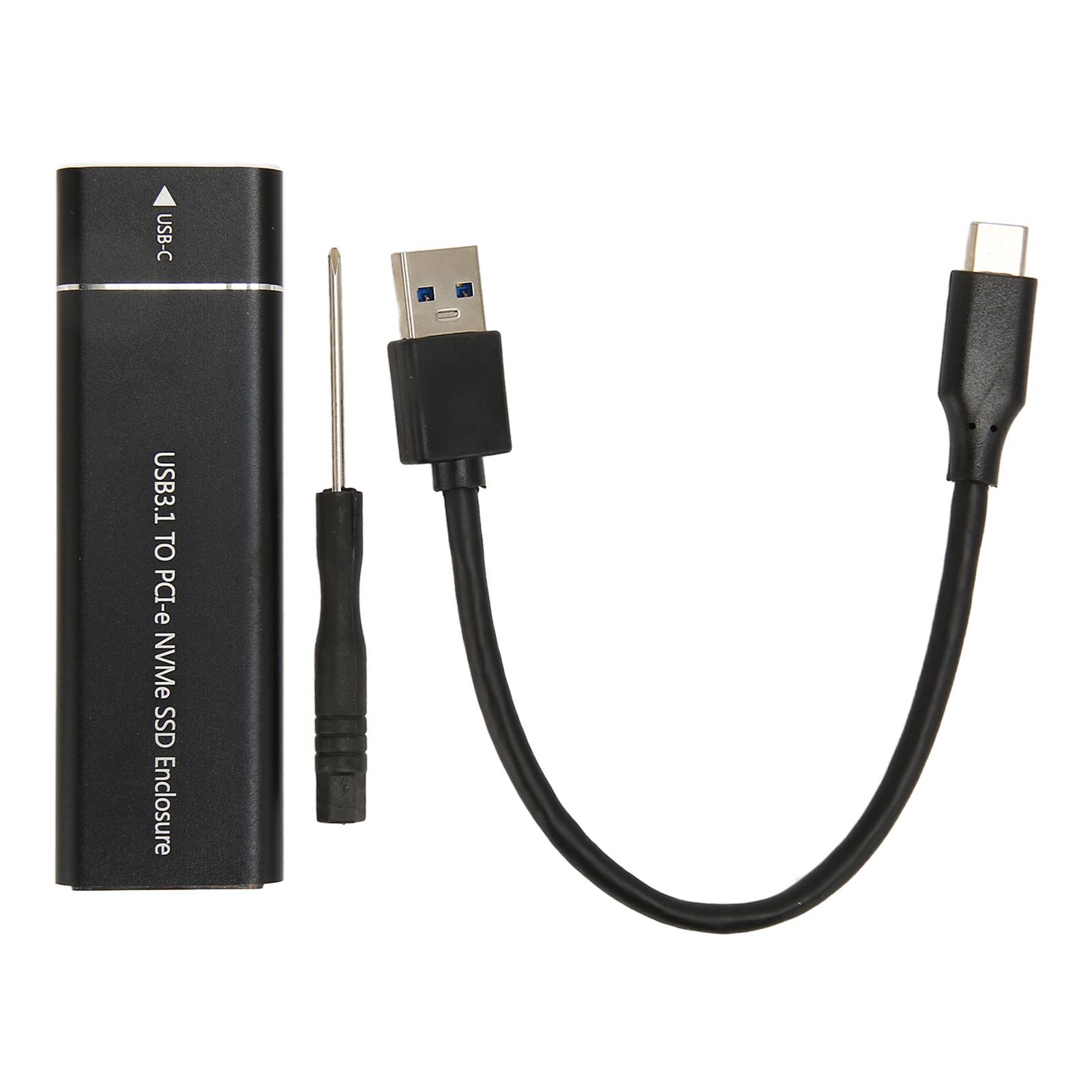 Внешний корпус m . 2 nvme ssd 10gbps usb 3 . 1 type c uasp для 2230 2242 2260 2280 черный кабель a не входит
