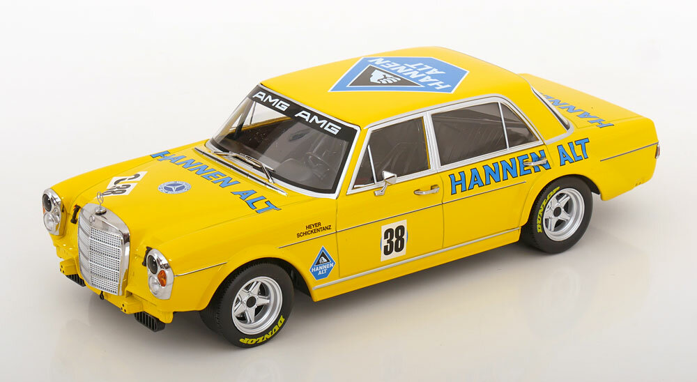 Модель коллекционная WERK83 Mercedes 300 sel 6.8 W109 no 38 hockenheim 1971