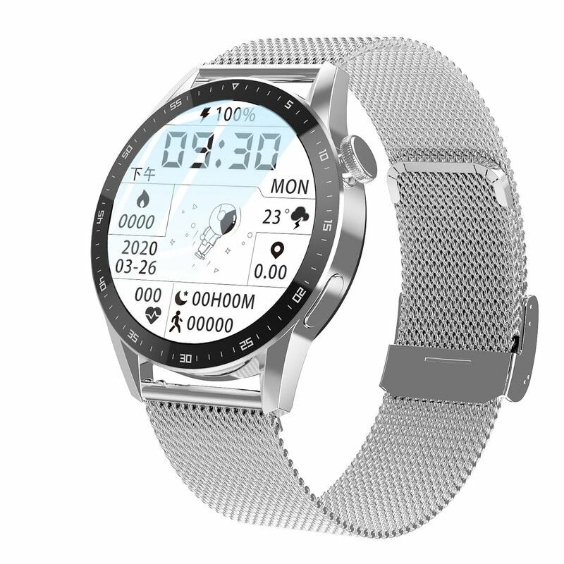 Смарт-часы Bluetooth call heart rate спортивные водонепроницаемые и непромокаемые /водонепроницаемые / кожаные черные