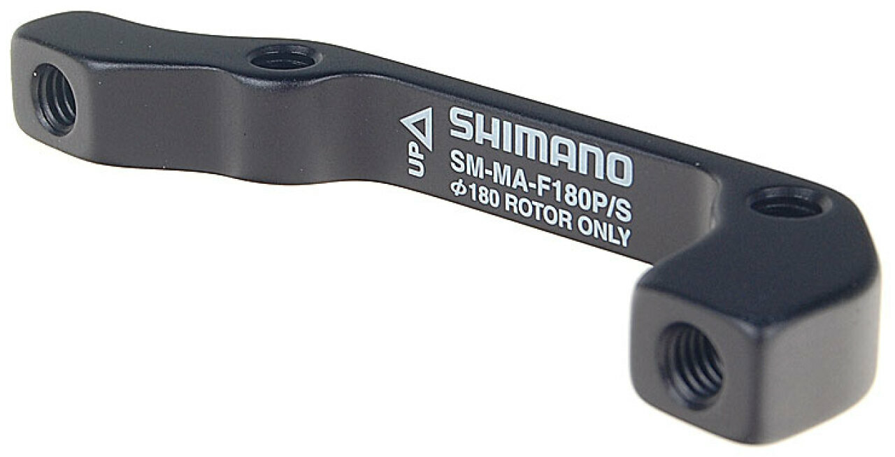 Адаптер дискового тормоза Shimano F180P/S, болт (2 шт), стопорные кольца (2 шт) Черный