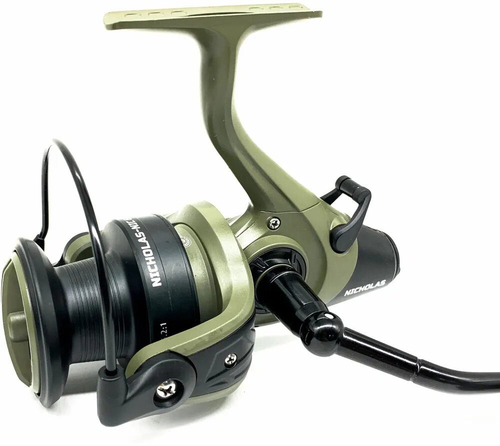 Катушка NICHOLAS с батрайнером для карповой ловли, размер NIC8000BR