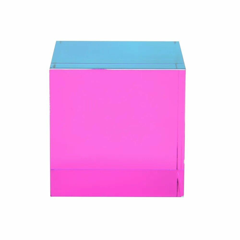 ZhuoChiMall CMY Color Cube, 1,6-дюймовая (40 мм) акриловая призма CMYcube для украшения рабочего стола дома или офиса, обучающие игрушки для науки Развивающие подарки для детей 022