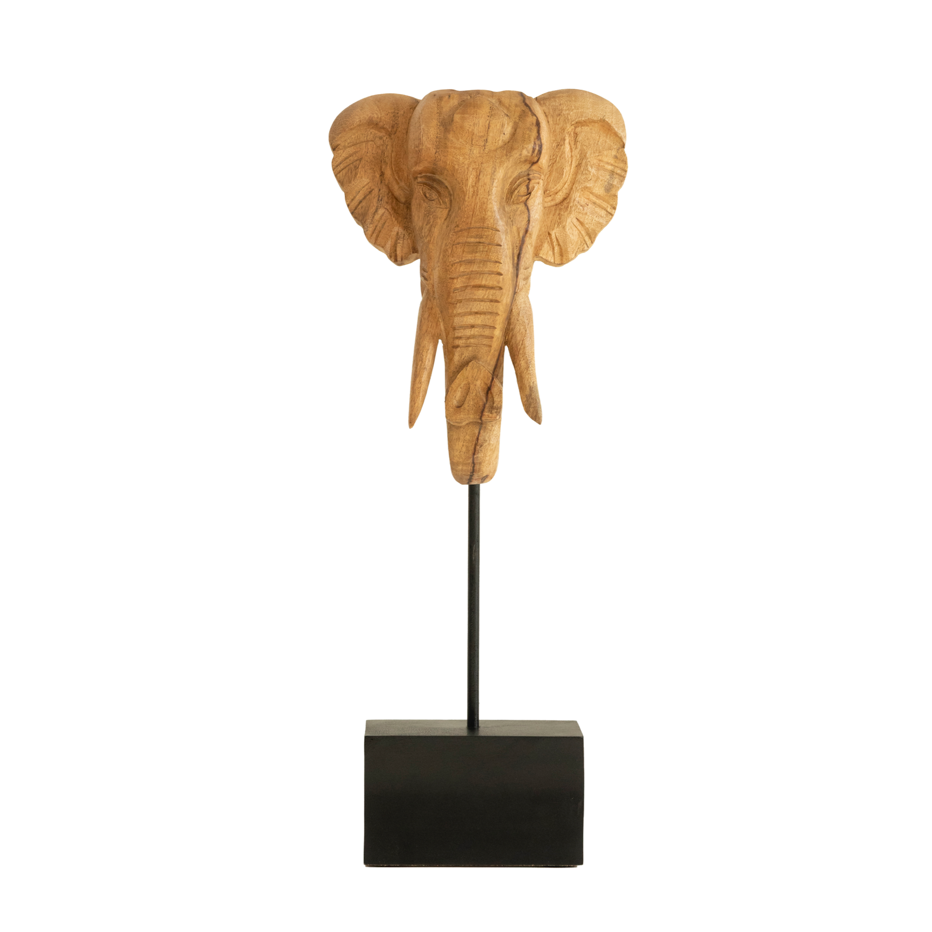 Декор для интерьера деревянный, фигурка слон шанти чхах