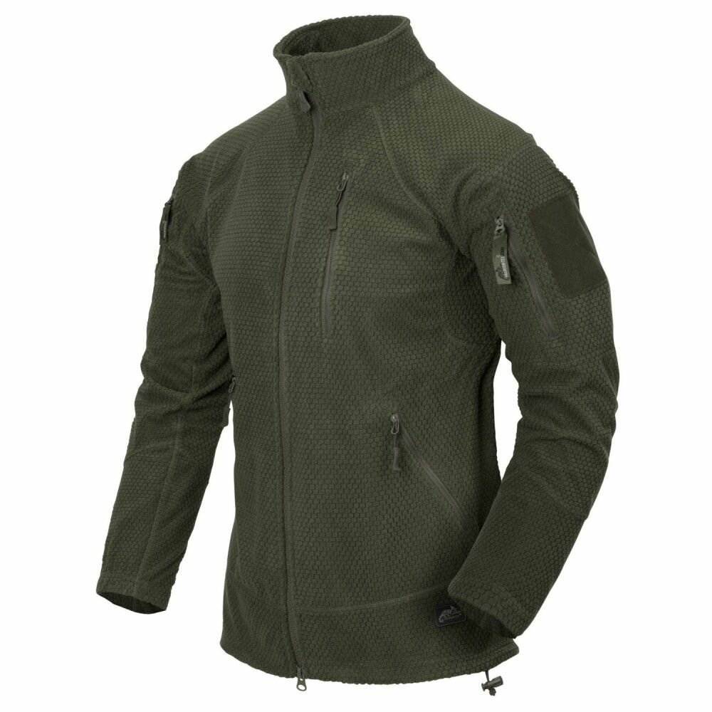 Флисовая куртка Helikon-Tex Alpha Tactical Grid Fleece Jacket, Olive Green, L