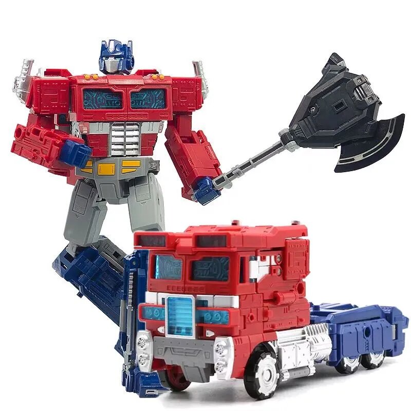 Трансформер робот(Transformers), Оптимус прайм (Optimus Prime)Увеличенная версия, подарок для мальчика/KAKALI