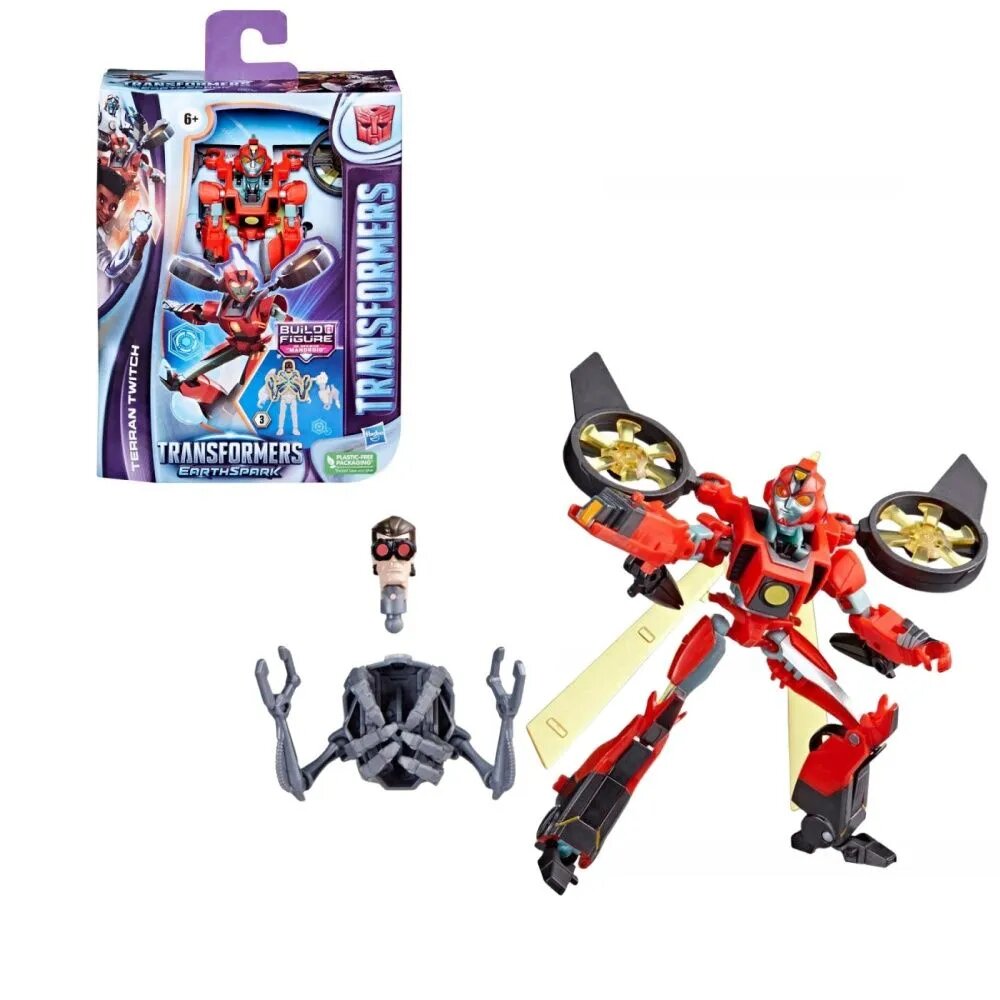 Трансформеры Hasbro Игрушка Transformers Toys EarthSpark Deluxe Class Terran Twitch Action Figure