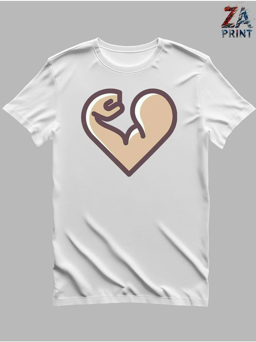 Футболка зал бицепс качок