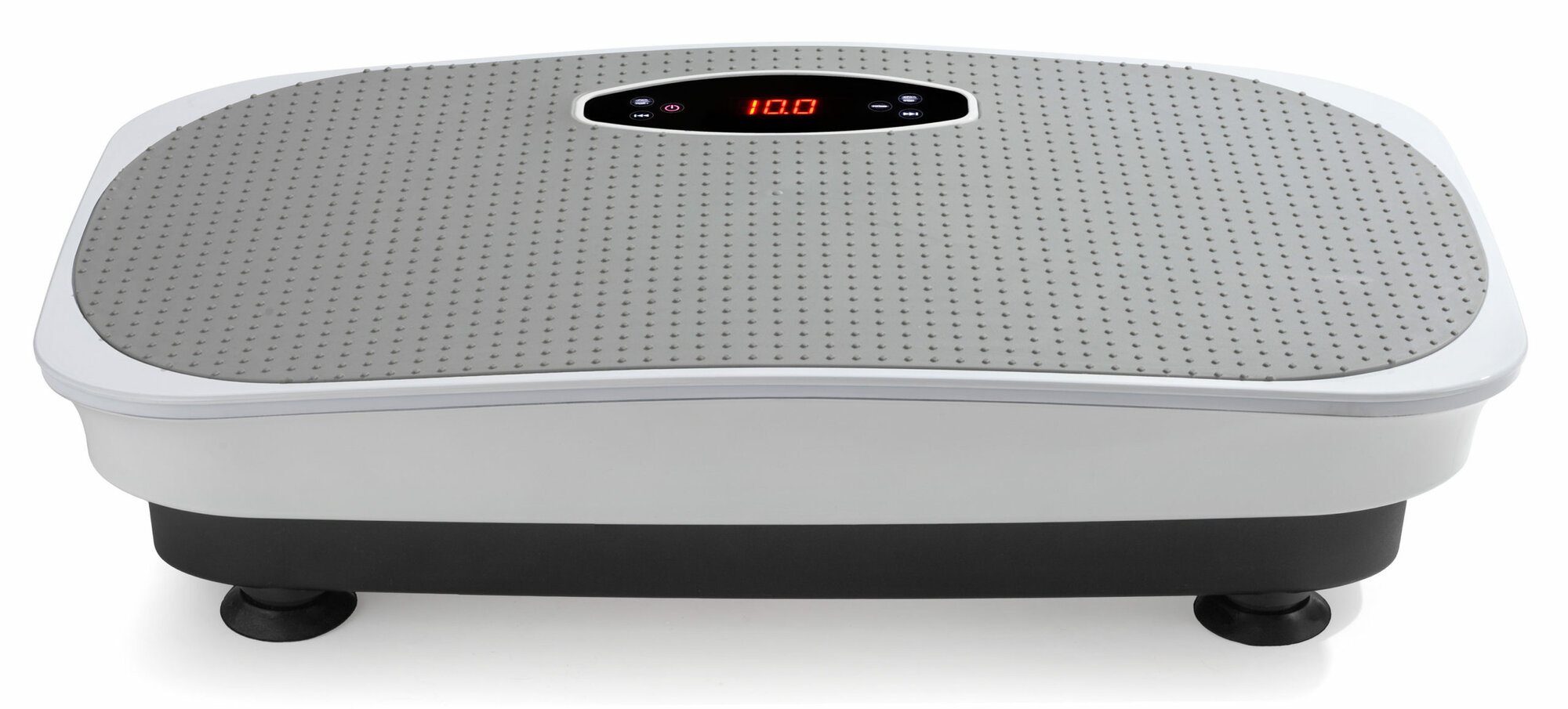 Домашний вибромассажер VictoryFit для тела: похудение, антицеллюлит, миостимуляция. 9 программ, эспандеры, белый