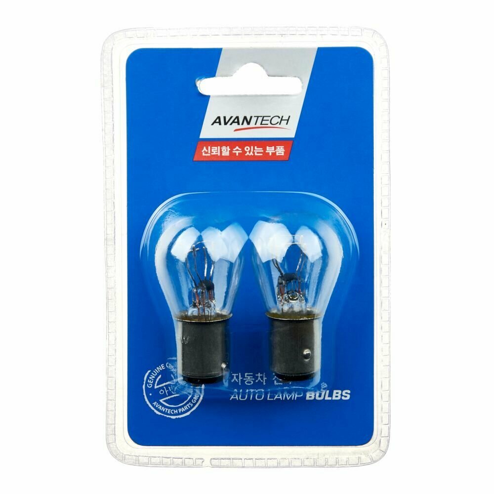 Автолампа 12V 21/5W S25 BAY15d P21/5W, 2 шт